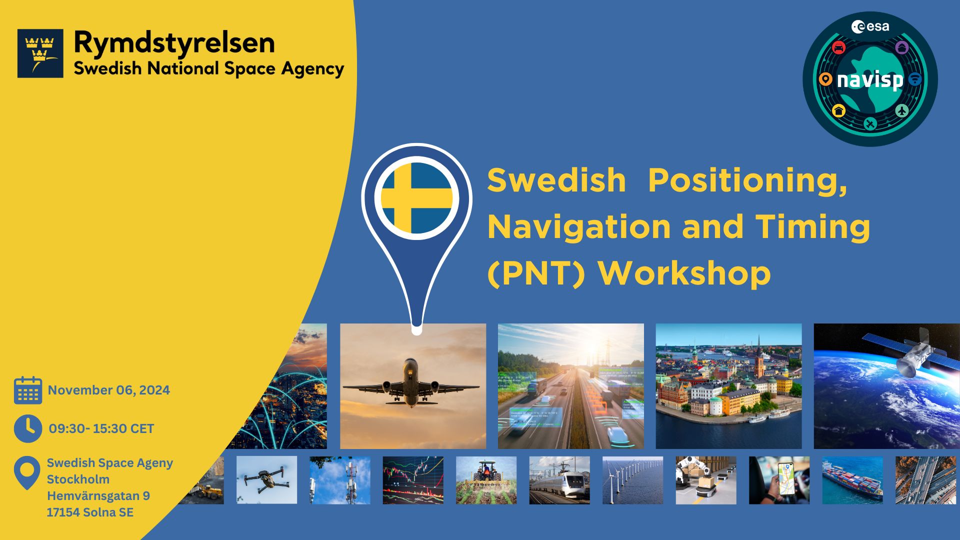 PNT – Positionering, Navigation och Timing - Rymdstyrelsen