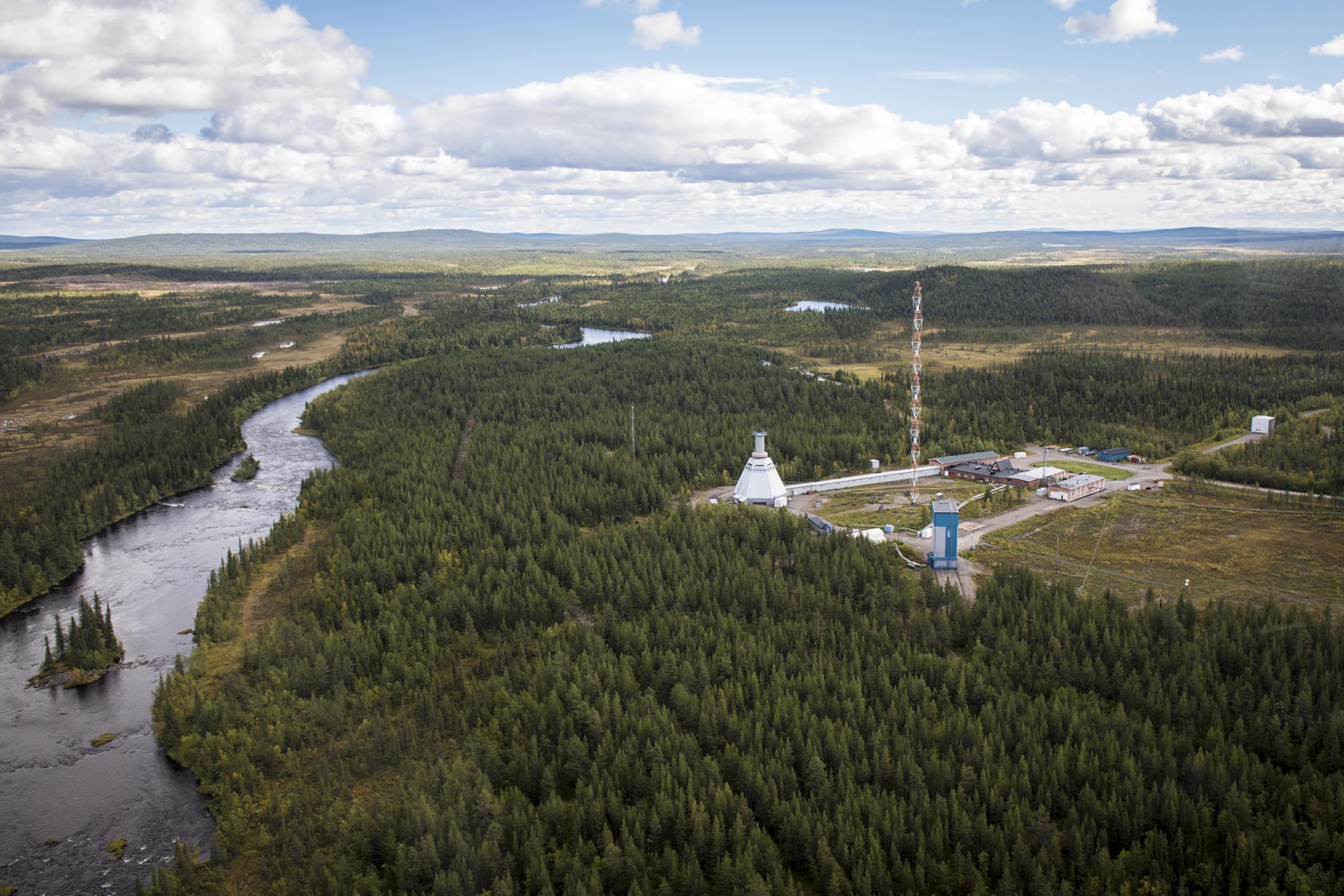 Brand på rymdbasen Esrange i Kiruna - Rymdstyrelsen
