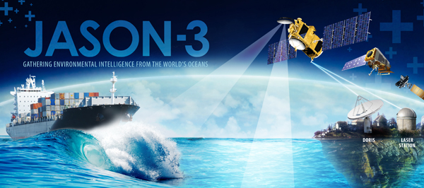 Nya Jason håller koll på hav och väder - Rymdstyrelsen